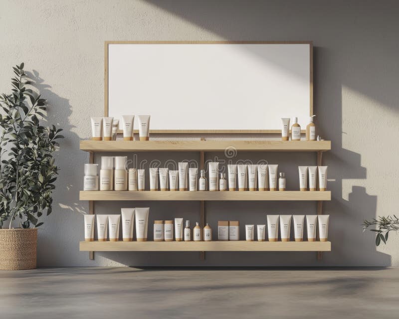 The Supermarket Shelf Stopper Banner Display is a 3D Illustration for ...