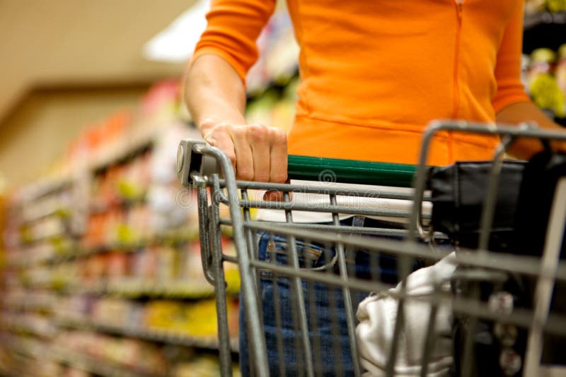 Supermarket Shopper stock image. Image of fresh, indoors - 9674285