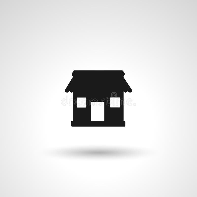 Supermarket Sign. Market Isolated Simple Icon Stock Vector ...