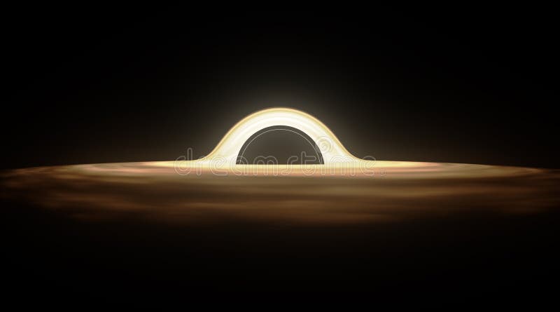 Supermassive Black Hole in Outer Space Surrounded by Accretion Disk of ...