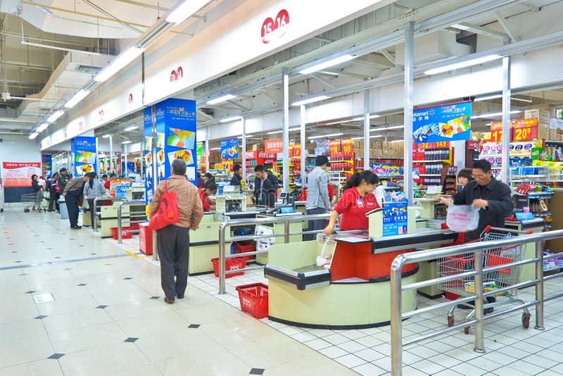 Supermercado de Walmart imagen de archivo editorial. Imagen de ...