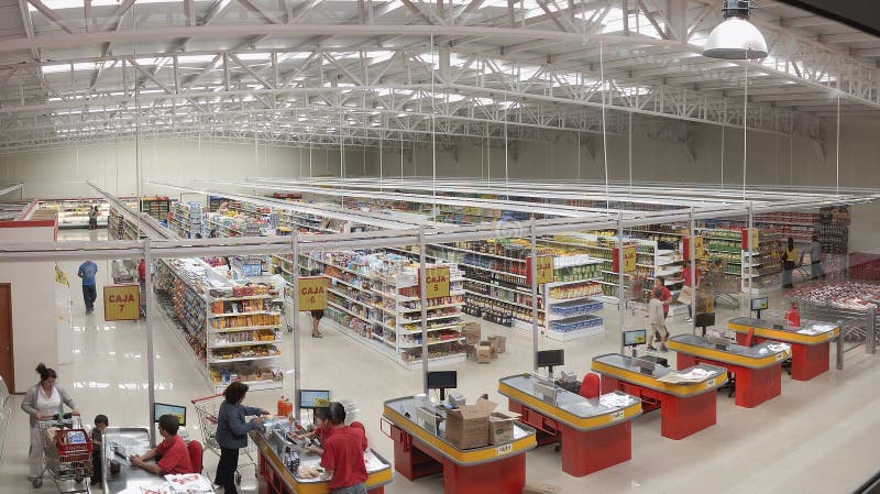 Supermercato fotografia stock editoriale. Immagine di righe - 38932223