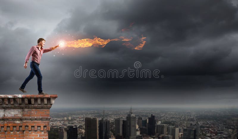 Hand Throwing Fire Ball Stock Photos - Free & Royalty-Free Stock Photos ...