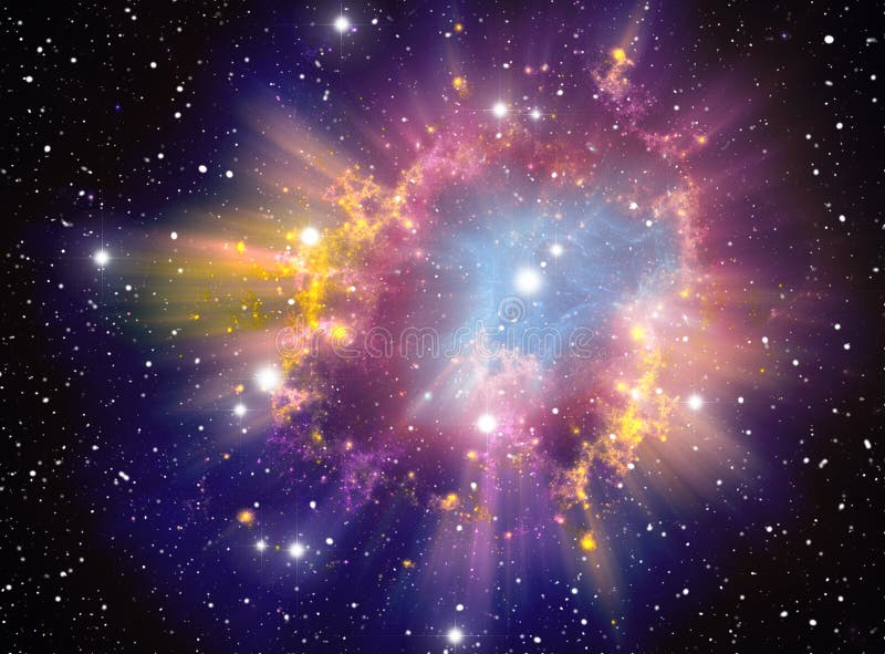Supernova Explosion stock illustration. Illustration of mystery - 26554098