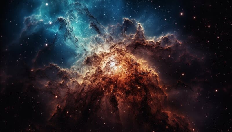 Supernova Explosion Creates Abstract Star Field in Deep Space Landscape ...