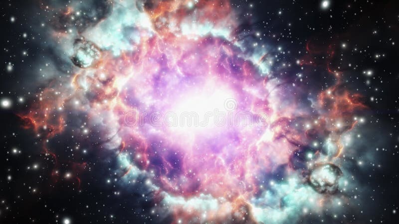 A Supernova Explosion that Formed an Amazing Nebula. Stock Footage ...