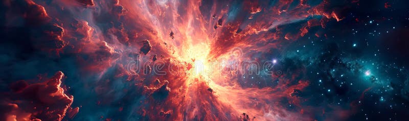 Supernova Explosion within a Galaxy, Capturing the Dramatic and Awe ...