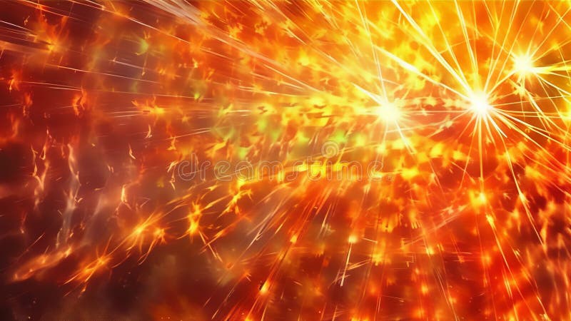 A Powerful Supernova Explosion Occurs As Particles Collide and Release ...