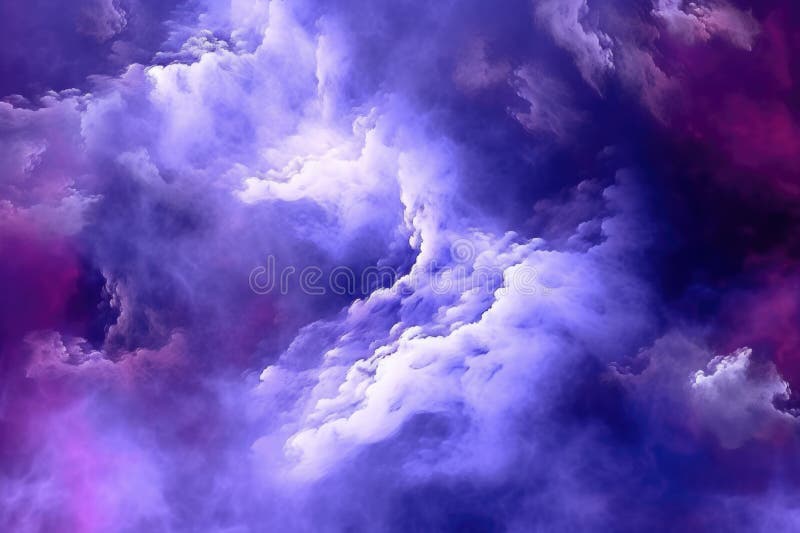 Supernova Nebula in Deep Space. Deep Space Nebulae Stock Illustration ...