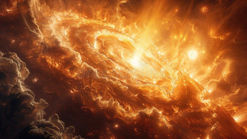 A Supernova Remnant in the Eagle Nebula Stock Illustration - Illustration of bounty, nebula ...