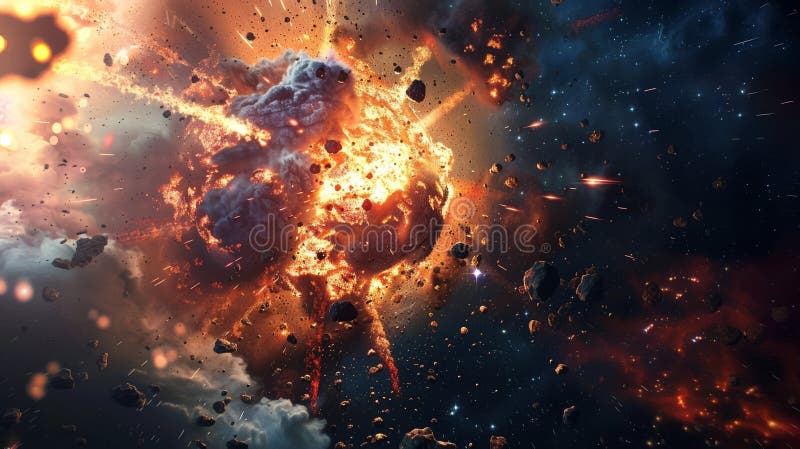 Supernova Remnants the Aftermath of Stellar Explosions Stock ...