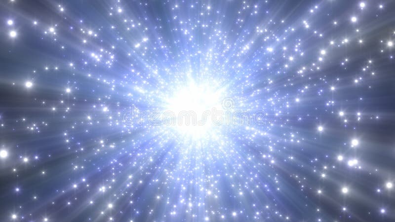 Supernova Sparkle Star Explosion in Deep Outer Space Nebula Galaxy ...