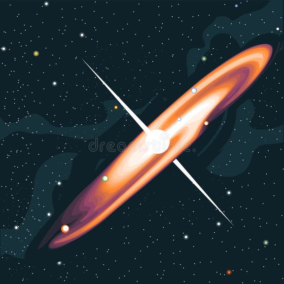 Supernova star explosion stock vector. Illustration of celestial - 72242605