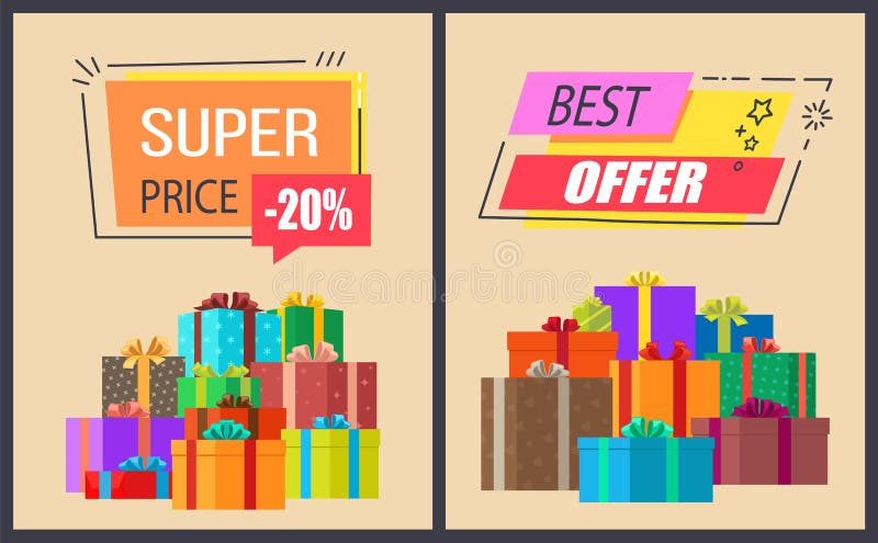Superpreis-beste Angebot-Poster-Vektor-Illustration Vektor Abbildung ...