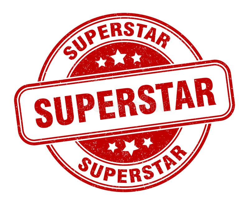 Superstar Stamp. Superstar Round Grunge Sign Stock Vector ...