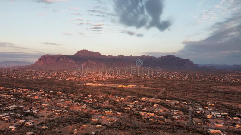 Superstition Mountains stock image. Image of lost, superstition - 264298995