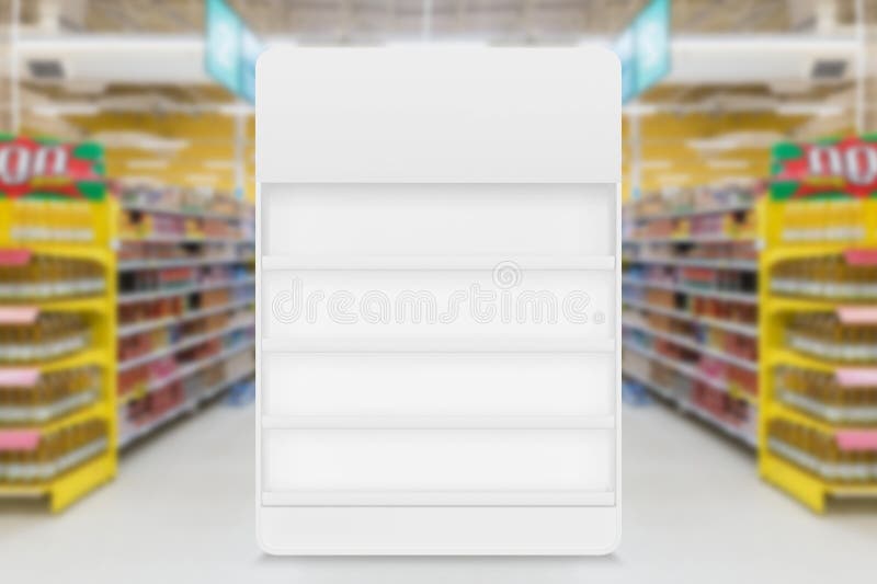 Superstore Product Display - 3D Illustration Stock Photo - Image of ...