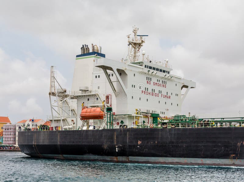 Tanker Ship at Tanks To Load Stock Photo - Image of freight, freighter ...