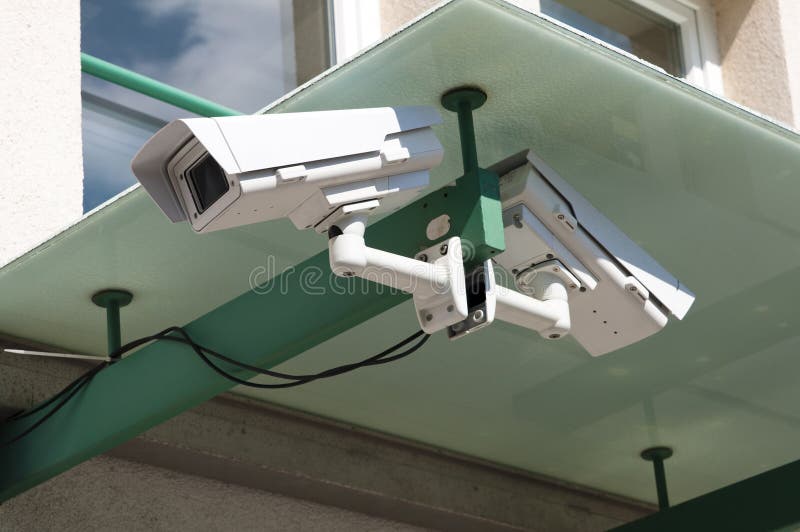Supervision cameras stock photo. Image of alarm, observation - 62538110