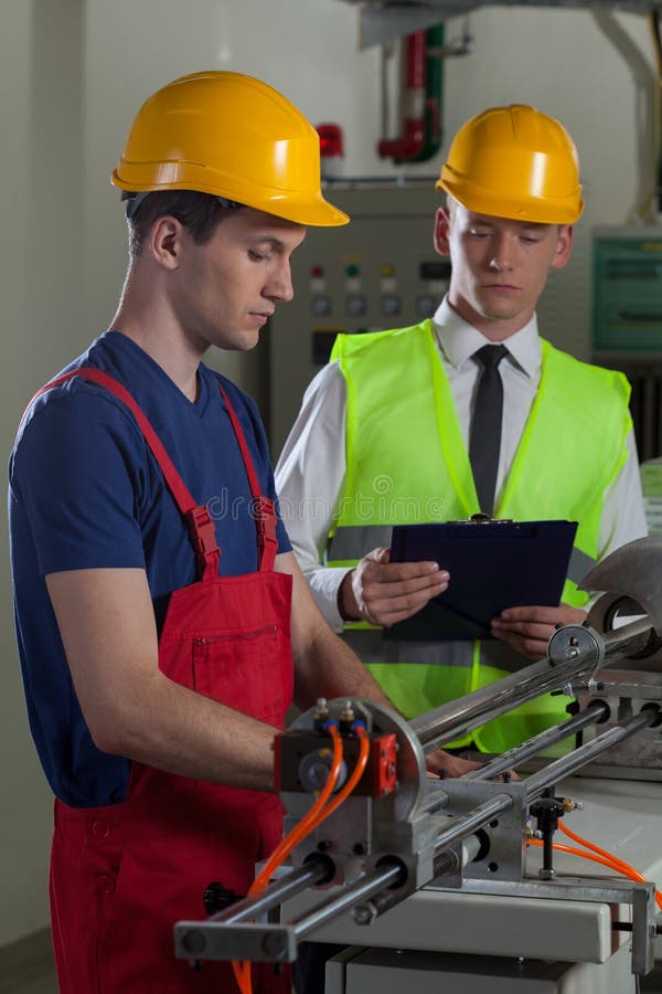 Factory manager stock image. Image of handsome, industry - 27309811