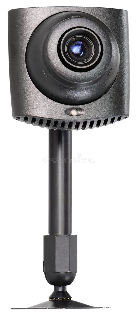 Supervision Video Camera Isolated Stock Photo - Image of camera ...