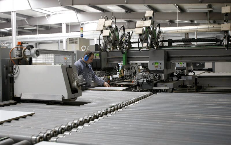 Supervisor in Automatic Factory Editorial Stock Photo - Image of ...