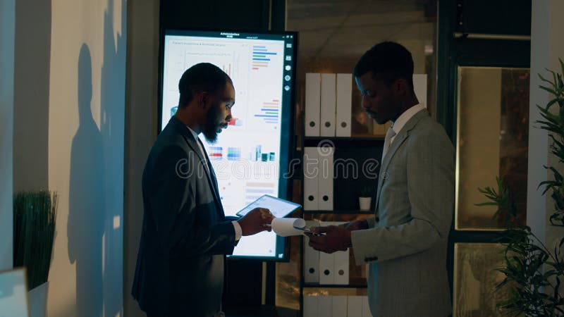 Supervisor Debriefing Assistant Stock Photo - Image of business ...