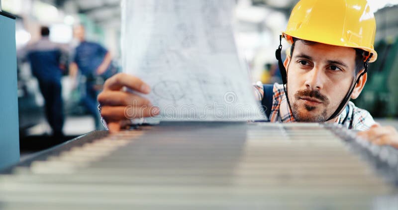 Supervisor Doing Quality Control and Pruduction Check in Factory Stock ...