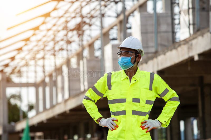 Supervisor Engineering in the Uniform Stock Image - Image of business ...