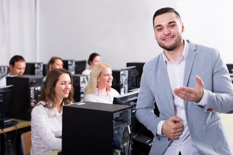 Supervisor Giving Instructions To Team Stock Photo - Image of area ...