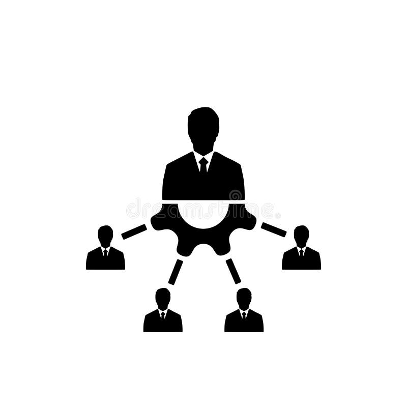 Supervisor Icon Isolated on White Background Stock Vector ...