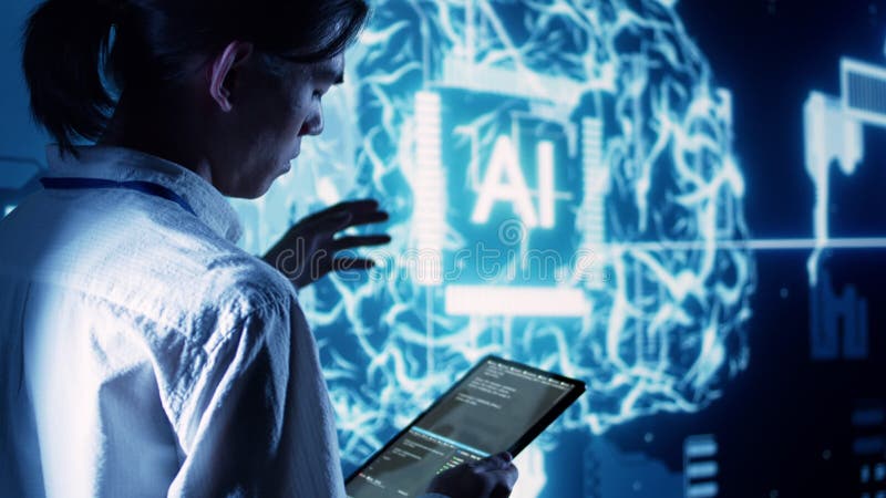 Supervisor Overseeing AI Systems Stock Video - Video of programming, information: 289408265