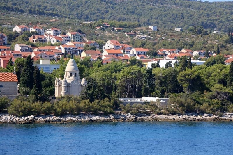 Supetar, Croatia stock photo. Image of coast, historic - 139766602