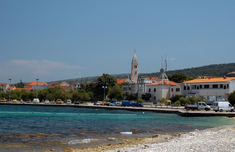 Supetar hvar croatia stock image. Image of blue, scene - 1126551