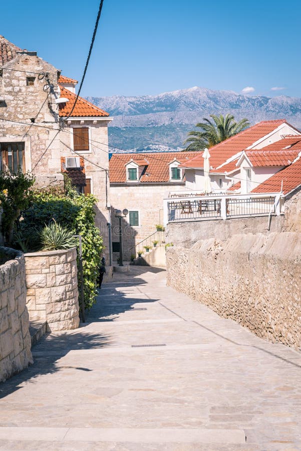 Supetar Town, Brac Island, Croatia Stock Photo - Image of island ...