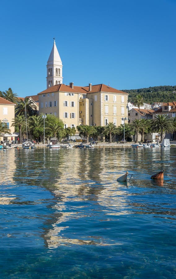 Supetar Town, Brac Island, Croatia Stock Photo - Image of brac ...