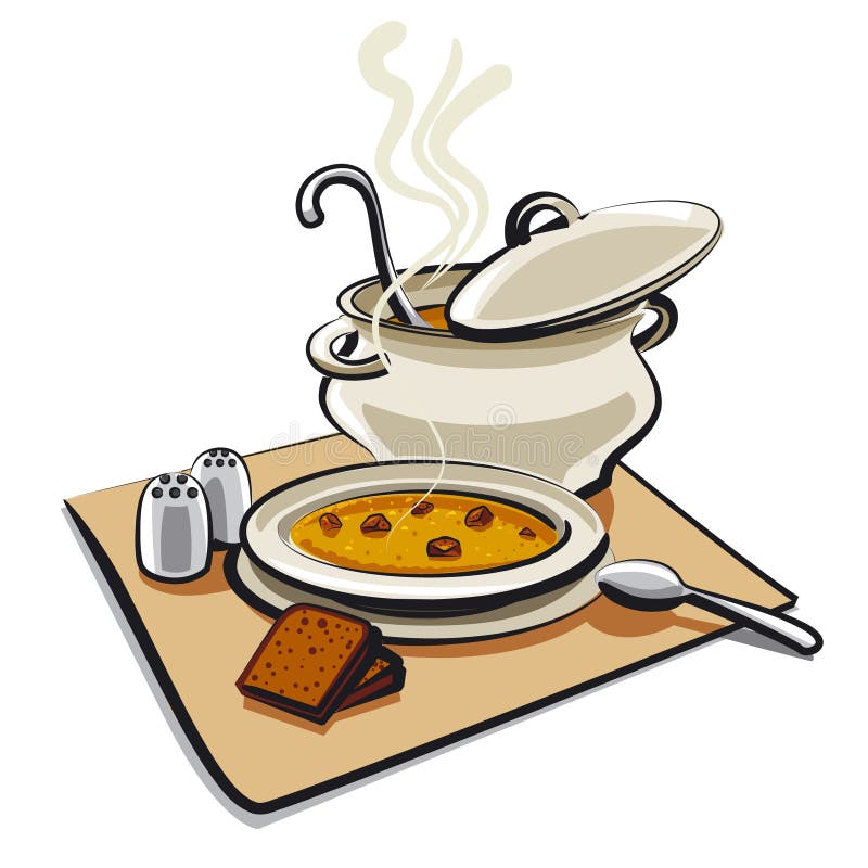 Suppe Stock Illustrationen, Vektoren, & Kliparts - 46,195 Stock ...