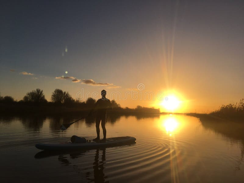 Sunset sup on circles stock photo. Image of supping - 127828134