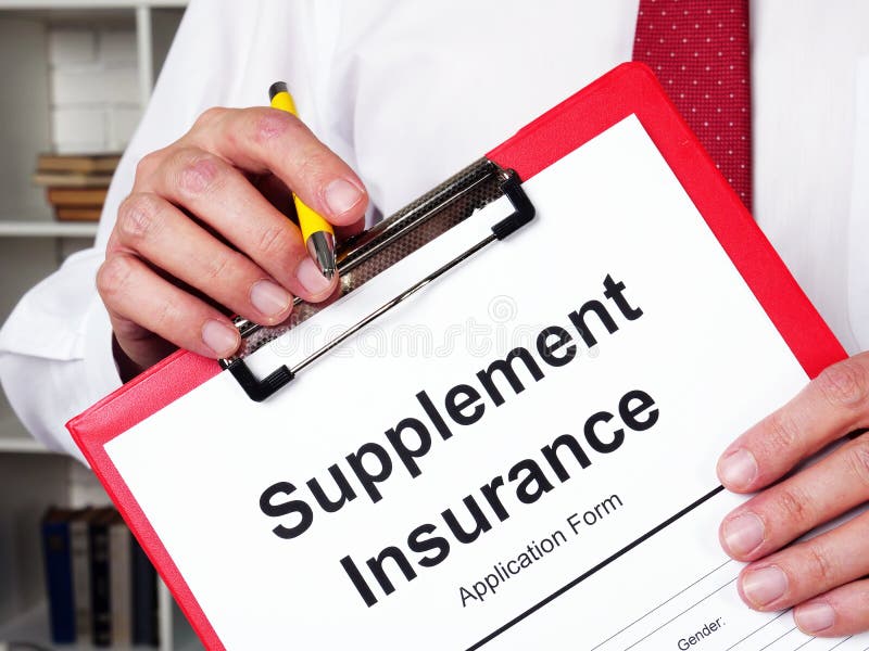 Supplemental Insurance Written on a Paper. Stock Photo - Image of ...