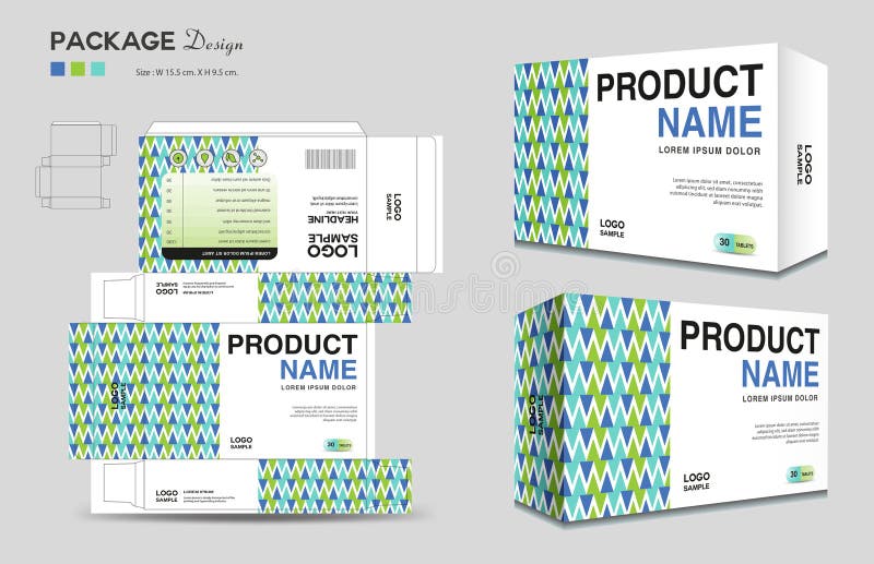 Supplements Box Packaging-41 Stock Vector - Illustration of branding ...