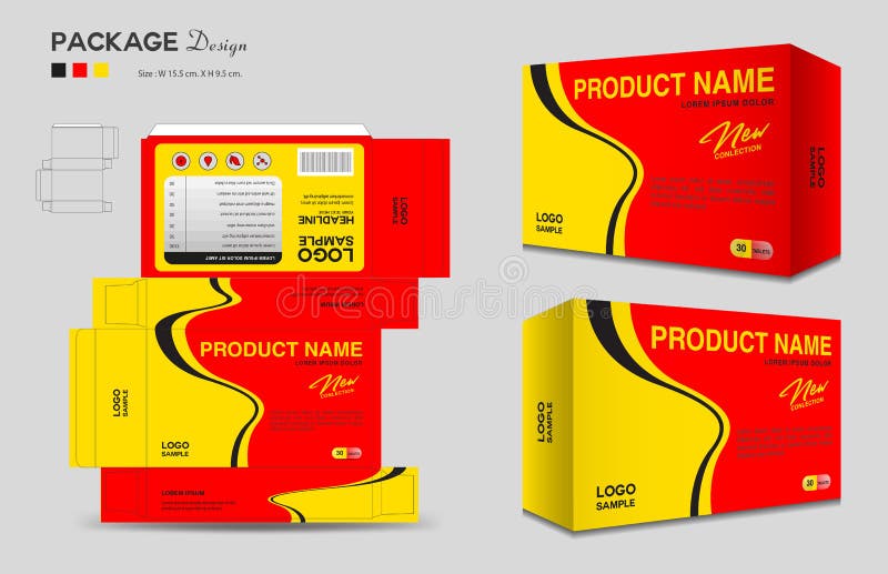Supplements and Cosmetic Box Design, Package Design Template, Box ... Supplements and Cosmetic Box Design, Package Design Template, Box ...
