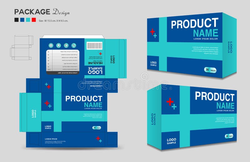 Supplements and Cosmetic Box Design, Package Design Template, Box ... Supplements and Cosmetic Box Design, Package Design Template, Box ...