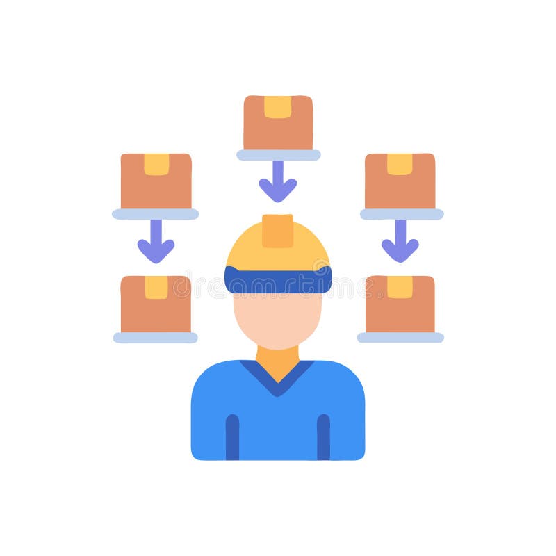 Supplier Icon for Procurement and Supply Chain Stock Image ...