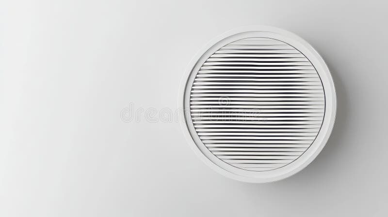 A Supply Air Diffuser, Photographed from Above with Clear Details, on a ...