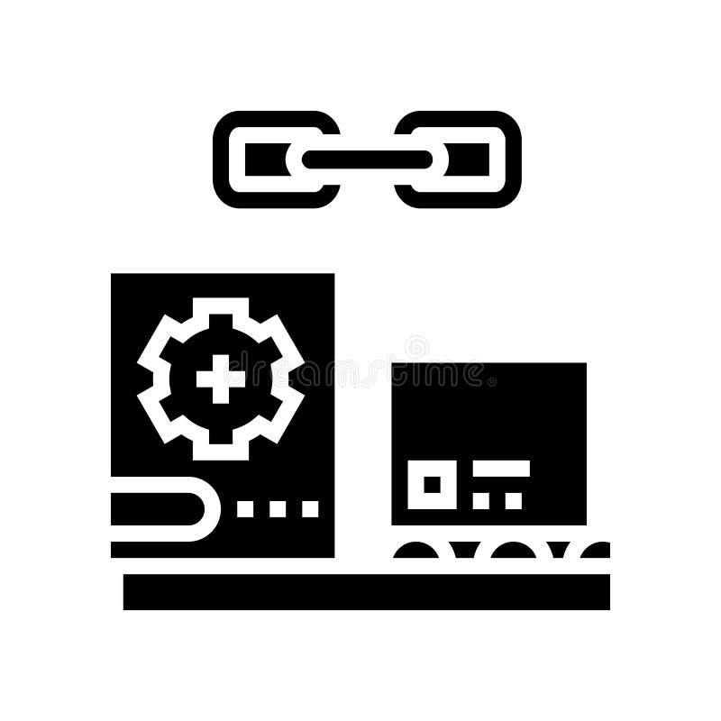 Supply Chain Management System Icons Set Vector . Stock Illustration ... Supply Chain Management System Icons Set Vector . Stock Illustration ...