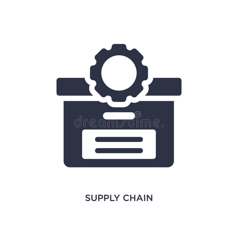 Supply, Chain Management Icon Concept: Procurement, Warehousing ...