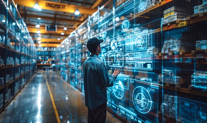 Supply Chain Management SCM Concept Representing Integrated Logistics ...