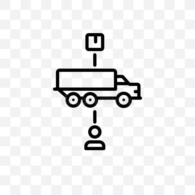 Supply Chain Icons On White Background Stock Vector - Illustration of ...