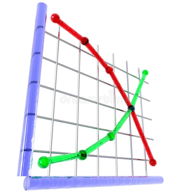 Supply and demand curves stock illustration. Illustration of loss ...