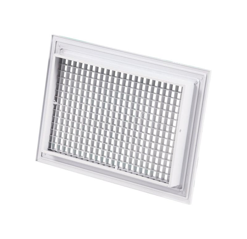Supply and Exhaust Ventilation Grilles on White Background Stock Photo ...